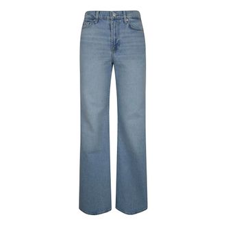 7 For All Mankind Femme, Jeans, Bleu, Taille: W25 Jean &Eacute;vas&eacute; R&eacute;tro