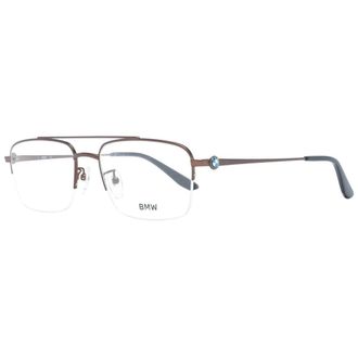 BMW Bmw, Homme, Accessoires, Gris, Taille: ONE Size Lunettes Optiques Homme Bronze Demi-Cercl&eacute;es