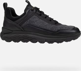 Geox Schuhe Spherica 4x4 Dame Grau/schwarz