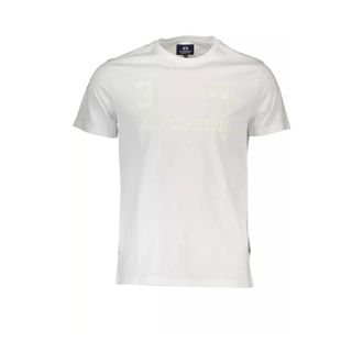 La Martina Wei&szlig;es Baumwoll-T-Shirt - - Tops - Herren - Wei&szlig; - M