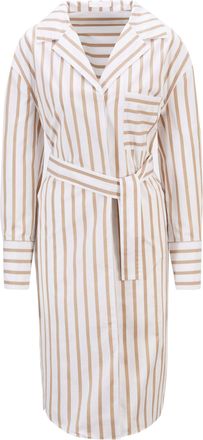 BOSS Damen C_disso 10234463 01 Dress, Medium Beige262, 42 EU