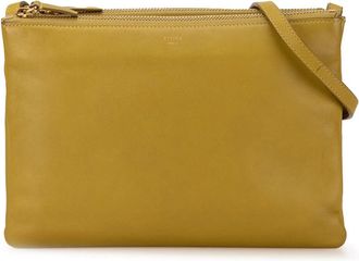 Celine Hobo Bags - Large Lambskin Trio Crossbody - Gr. unisize - in Gelb - für Damen