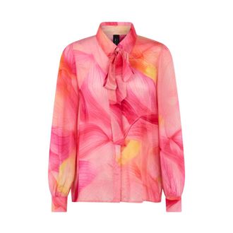 Marc Cain Calla Lily Print Blouse - - Blouses & Shirts - Damen - Mehrfarbig - XS