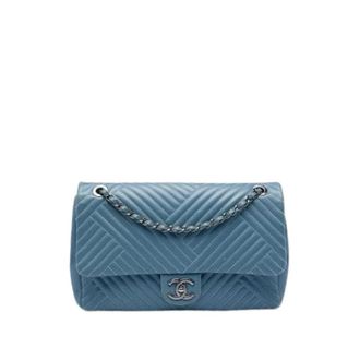Chanel Pre-owned Vintage Quilted Shoulder Bag - - Pre-owned - Damen - Blau - ONE SIZE