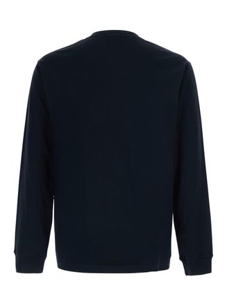 Stone Island Mens Crew Neck T-Shirt Blue Cotton T-Shirts And Polos