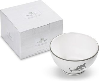 Gmundner Keramik Müslischale groß Füllmenge: 0.4 Liter grauer Toni Geschirr, handgemacht in Österreich