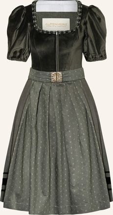 Alpenherz Alpenherz Samtdirndl Mona gruen