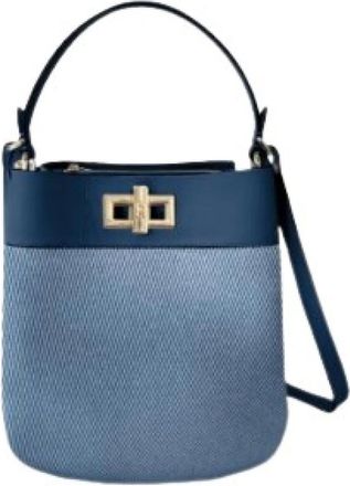 Furla Femme, Sacs, Bleu, Taille: ONE Size Amelia Bucket Bag S