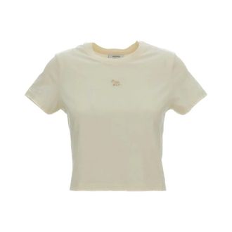Maison Kitsun&eacute; Femme, Tops, Beige, Taille: 36 FR T-Chemises