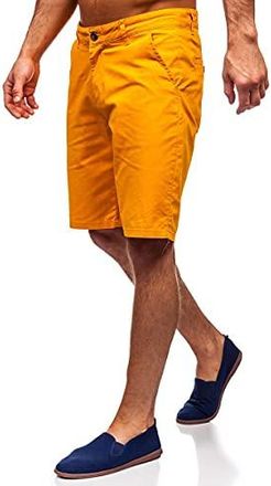 BOLF Homme Shorts Pantalon Court Bermuda en Tissu Materiel Outdoor DEte Casual Street Style Decontracte 1140 Camel S [7G7]