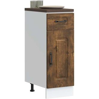 vidaXL K&uuml;chenunterschrank Kalmar R&auml;uchereiche Holzwerkstoff Vidaxl
