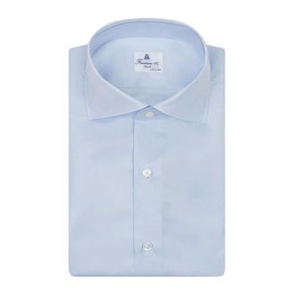Finamore Chemise 170.2 - Homme - Chemises - Bleu - Taille: M