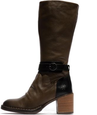 FLY London Fly London Damen Beif165fly Fashion Boot, Military Black, 36 EU