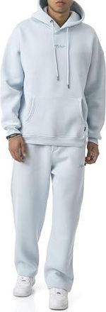 Red Bridge Redbridge Combinaison de jogging à capuche et pantalon de jogging Premium Sweat Anzug Loose Fit, bleu, L