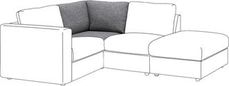 IKEA VIMLE Eckelementbezug