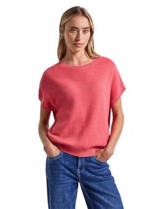Street One 3015629 Pull Confortable sans Manches, Amande Corail, 36 Femme
