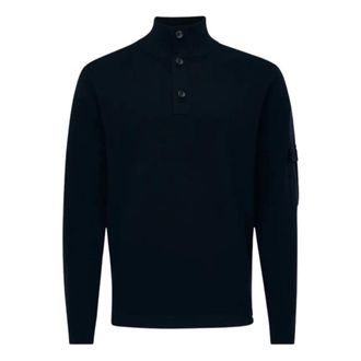 Gentiluomo Turtle Buttons LS - Homme - Pulls - Bleu - Taille: M