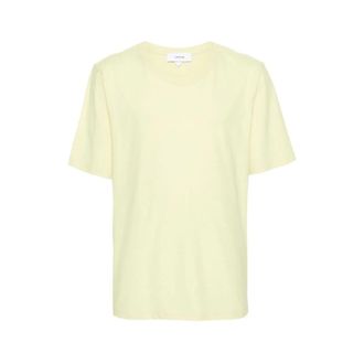 Lardini Pastellgelbes Baumwoll-T-Shirt - - Tops - Herren - Gelb - M