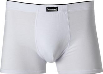 Bruno Banani Herren Shorts weiß Baumwolle & Mix unifarben