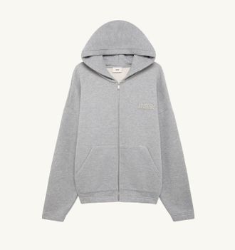 Autry SWEAT &Agrave; CAPUCHE ZIPP&Eacute; AVEC LOGO TON SUR TON UNISEX