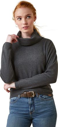 Ariat Womens Lexi Sweater Long Sleeve in Charcoal, Size X-Small, by Ariat