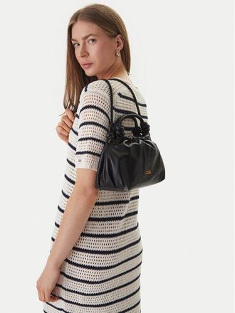 Tommy Hilfiger Handtasche Th Soft Leather Med Crossover AW0AW18369 Schwarz