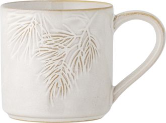 Bloomingville Winter Tasse, Natur, Steingut, T8,5xH8,5 cm, 300 ml