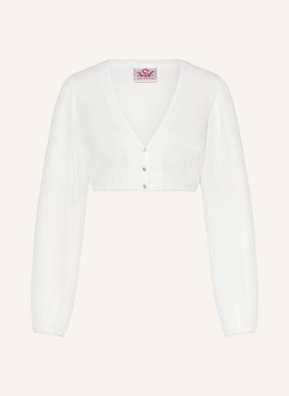 Spieth & Wensky Dirndlbluse Efeu weiss