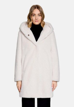 Betty Barclay Pl&uuml;schjacke Damen mit Kapuze
