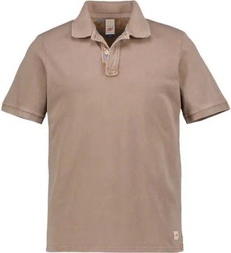 Bob Herren Polo-Shirt braun Baumwoll-Piqu&eacute;
