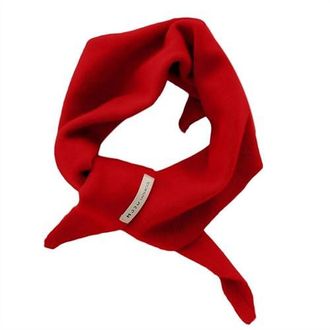 Generic &Eacute;charpe triangulaire en laine, &eacute;charpe triangulaire tricot&eacute;e pour femme, &eacute;charpes tricot&eacute;es multifonctionnelles, &eacute;charpes en tricot chaud, couleur uni