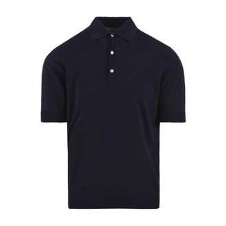 FILIPPO DE LAURENTIIS Homme, Tops, Bleu, Taille: M Polo en coton - Essentiel