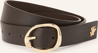 Tommy Hilfiger Lederg&uuml;rtel Sculpt 3.0 braun