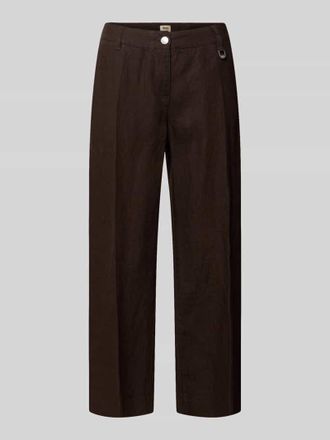M.A.C Culotte aus Leinen mit Eingrifftaschen Modell Nora