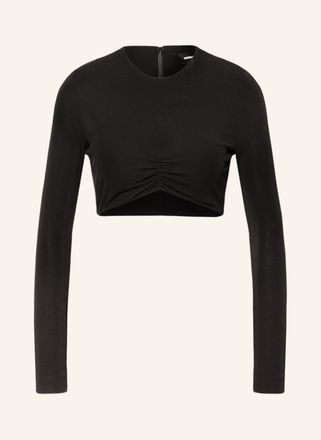 Dsquared2 Cropped-Longsleeve schwarz