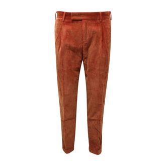 PT01 Velvet Hosen - - Trousers - Herren - Rot - M