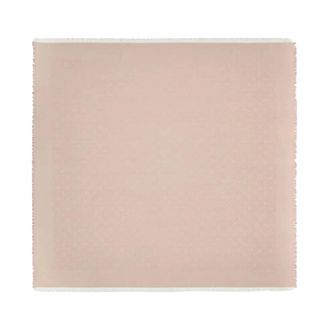 Tory Burch Jacquard Monogram Schal mit Fransen - - Accessories - Damen - Rosa - ONE SIZE