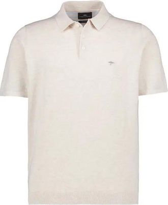 Fynch-Hatton Fynch-Hatton Herren Polo-Shirt beige meliert