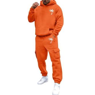 Generic Surv&ecirc;tement Homme Ensemble 2 Pi&egrave;ces Sweats &Agrave; Capuche et Pantalon de Sport Manches Longues Sportswear Survetement Hiver Casual Elegante Streetwear Tenu