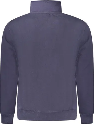 Napapijri Half-Zip Cotton Sweatshirt - Blue