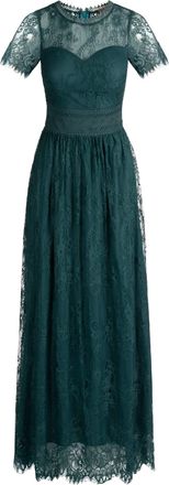 Apart Fashion Damen Spitzenkleid Kleid, Emerald, Normal