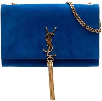 Saint Laurent Pre-owned Kate Shoulder Bag - Femme - Pre-owned - Bleu - Taille: ONE Size
