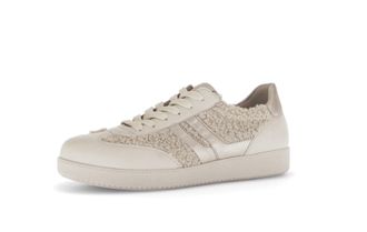 Gabor Damen Low-Top Sneaker, Frauen Sneaker,elegant,einlege-Sohle,geschlossen,Gold,Holly-Jolly,Navy,Nappa-Leder,Oliv,Panna/Puder,37.5 EU / 4.5 UK