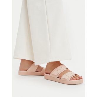 Crocs Pantoletten Crocs Brooklyn Buckle Low Low 211215 Rosa