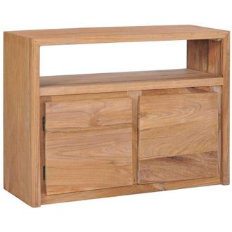 vidaXL Sideboard 80x30x60 cm Massivholz Teak Vidaxl