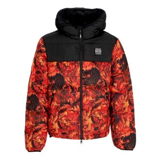 PROPAGANDA Orange Daunenjacke mit Zwei-Wege-Rei&szlig;verschluss - - Jackets - Herren - Mehrfarbig - M