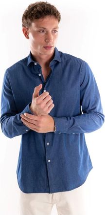 Xacus Homme, Chemises, Bleu, Taille: 3XL Casual Chemises