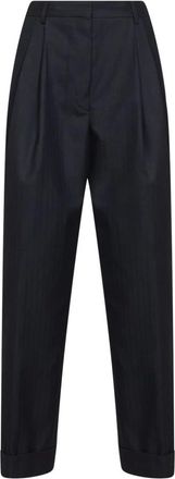 Dries Van Noten Femme, Pantalons, Bleu, Taille: 40 FR Pantalon fusel&eacute;