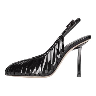 Le Silla Femme, Chaussures, Noir, Taille: 37 1/2 EU Cage Slingback Pump