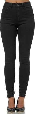 Elara Super High Waist Damen Hose Chunkyrayan EL12 Navy 48 (4XL)